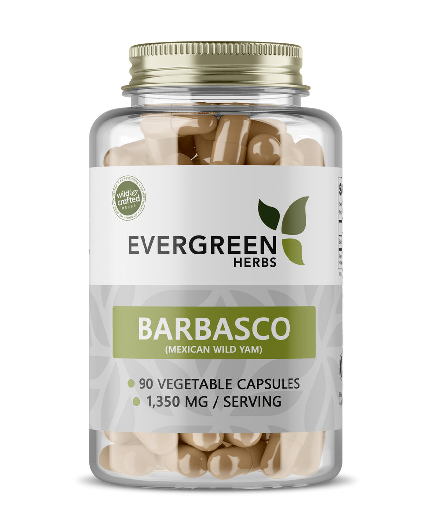 Barbasco Capsules (Mexican Wild Yam) - 90 Capsules - 450 mg ...