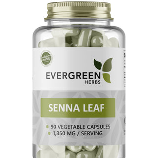 Senna Leaf Capsules (Hoja Sen) - 90 Capsules - 450 mg. - Evergreen ...