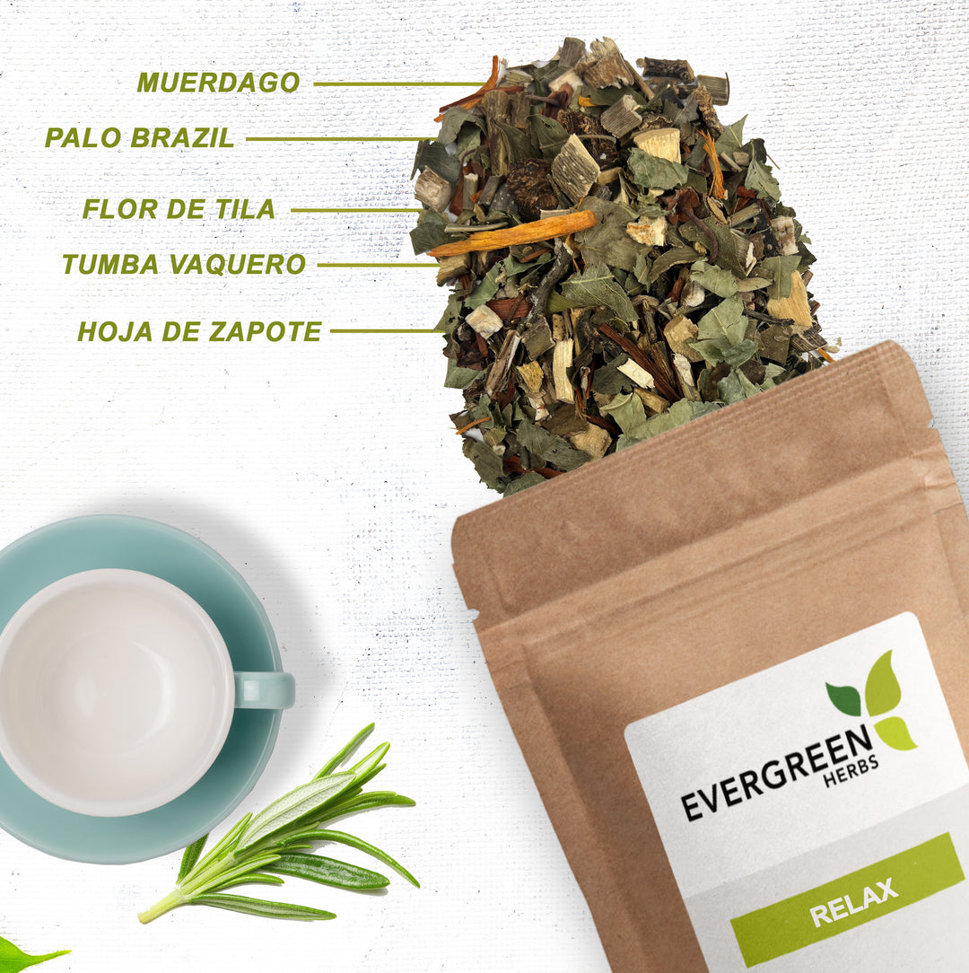 Nervios Te (Relax Tea) - Evergreen Herbs Inc.